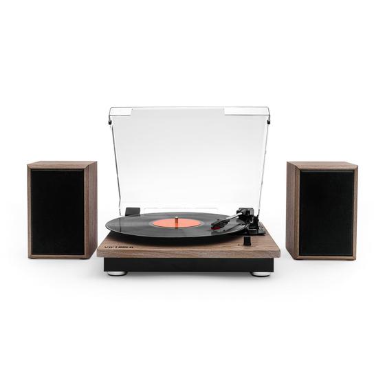 Toca-Discos de Vinil Victrola Montauk Bluetooth - 3 Velocidades ...