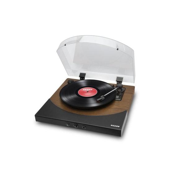 Toca-discos vinil c/ conversor digital, alto-falante estéreo e ...