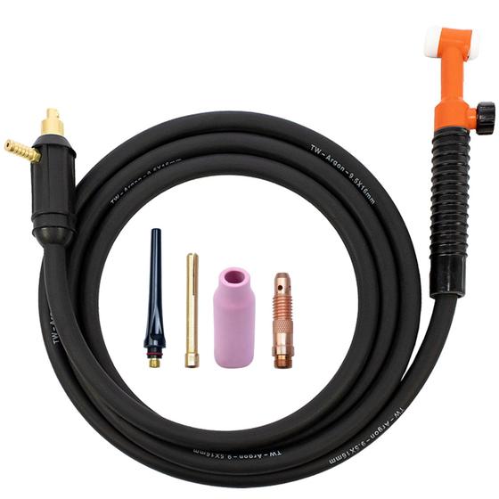 Tocha Tig Seca 3 Metros 26v Nacional Conector 13mm Carbon P/ Maquina De ...