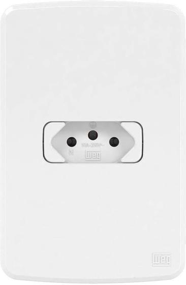 Tomada 2p+t 10a/250v 4x2 compose br 13272662 weg - Espelho / Placa de Tomada e Interruptor ...