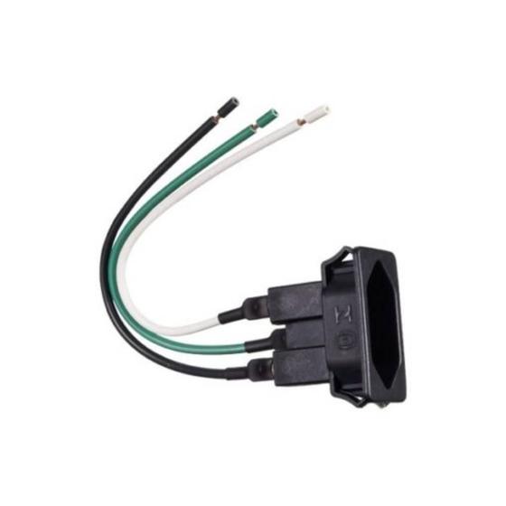 Tomada 2p T 10a Cabo 150mm 3x1 5mm 250v Pt Tpa2 3 E6f Margirius