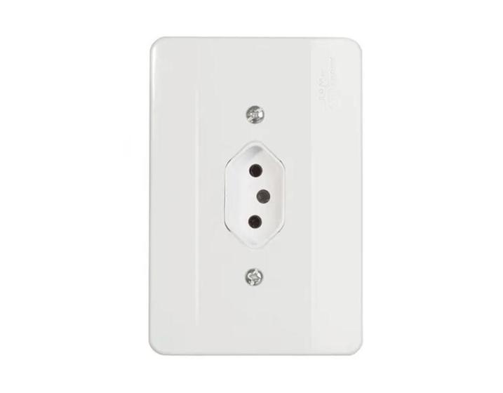 Tomada 2P+T Nbr Vertical 10A 250V Mectronic - Tomadas - Magazine Luiza