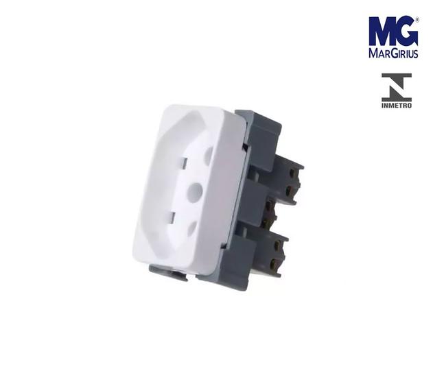 Tomada Branca 20a 2p+t 250v Margirius Linha B3 - Tomadas - Magazine Luiza