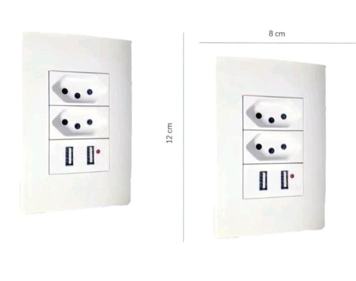 Tomada Com Interruptor E 2 Entradas Usb 10a Casa Moderna Iluminação ...