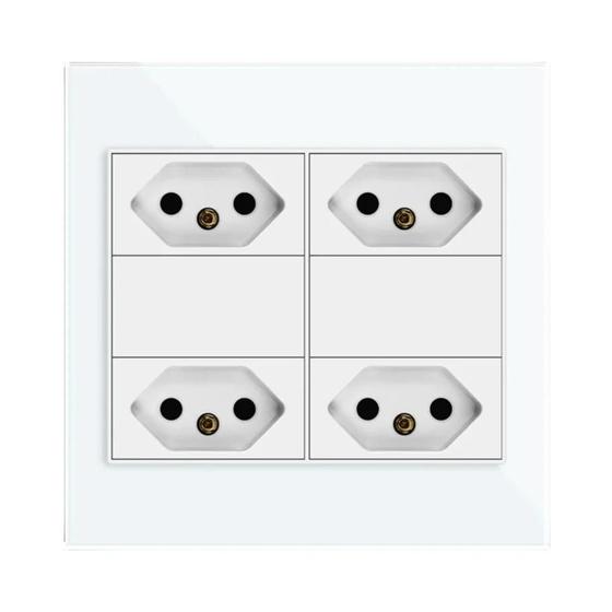 Tomada de Energia Padrão Brasileira 10A/20A (110V-250V) - Painel de ...