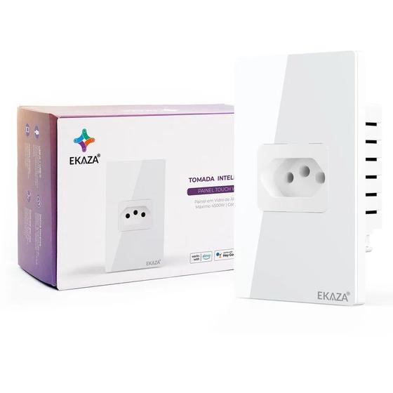 Tomada de Parede Inteligente, 20A, 4x2, Wi-Fi+BT - T219-20A - EKAZA ...