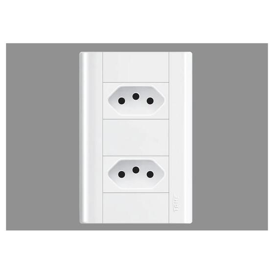 Tomada Dupla 2P+T 20A/250V Modulare-Fame - Módulo de Tomada - Magazine ...