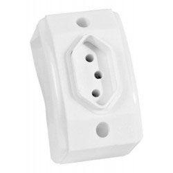 Tomada Externa 20A Branco - Perlex - Tomadas - Magazine Luiza