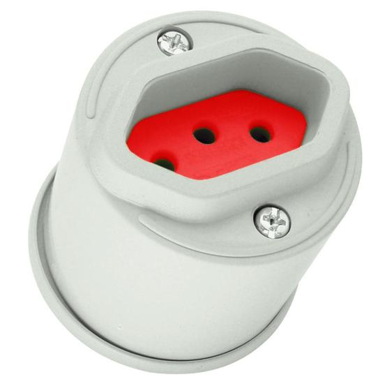 Tomada Externa 2P+T 20a Cinza Radial 1801.382 - Tomadas - Magazine Luiza