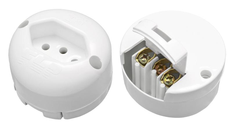 Tomada Externa Redonda 2p+t Nbr 250v 10A Com Inmetro - FLP - Tomadas ...