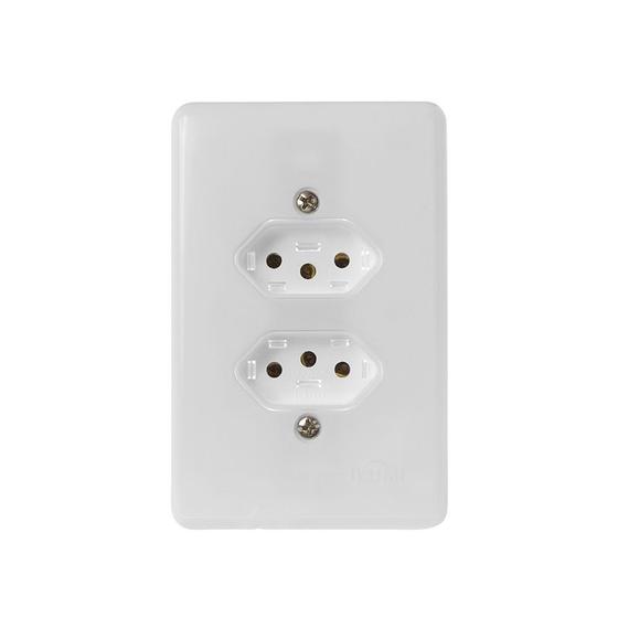 Tomada Fixa de Emb Bipolar 2 Tomadas 2P + T 20A 250V Ilumi - Tomadas ...