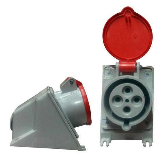 Tomada Industrial de Sobrepor 3P+T 32A Vermelho - STECK (N4206 ...