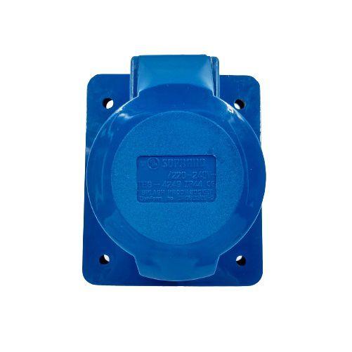 Tomada Industrial Embutir Az 16a 3p+t+n 5049 220/240v IP44 9h (Steck ...
