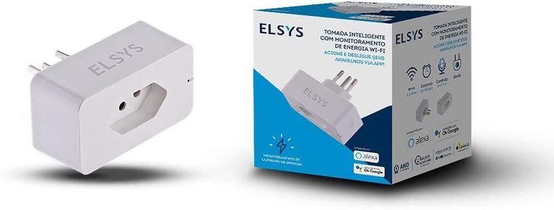 Tomada inteligente monitoramento wifi elsys - Tomadas - Magazine Luiza