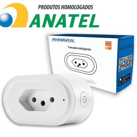 Tomada Inteligente Smart Wifi Alexa Automação Nova Digital - Tomada ...