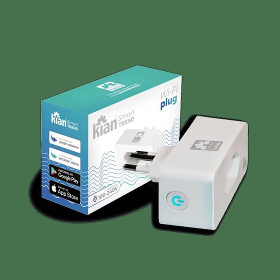 Tomada Inteligente Wi-Fi Plug Kian - Tomada Inteligente - Magazine Luiza
