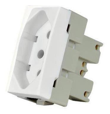 Tomada Padrão Brasil 2p+t 20a 250v Branco Sleek - Kit 10 Un - Margirius - Módulo de Tomada ...