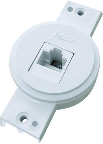 Tomada Para Rede Internet Rj 45 Sistema X Branco Sem Placa - Radial ...