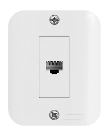 Tomada para rede RJ45 sobrepor Jeri Romazi - Tomadas e Interruptores ...