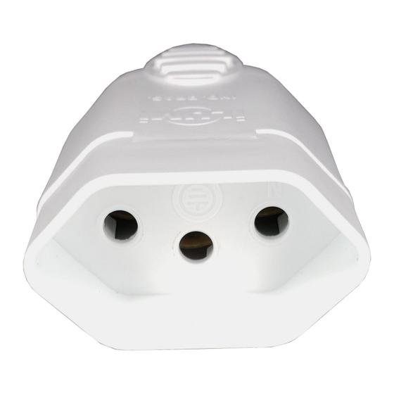 Tomada Plug Femea 3 Pinos 10a ILUMI - Tomadas - Magazine Luiza