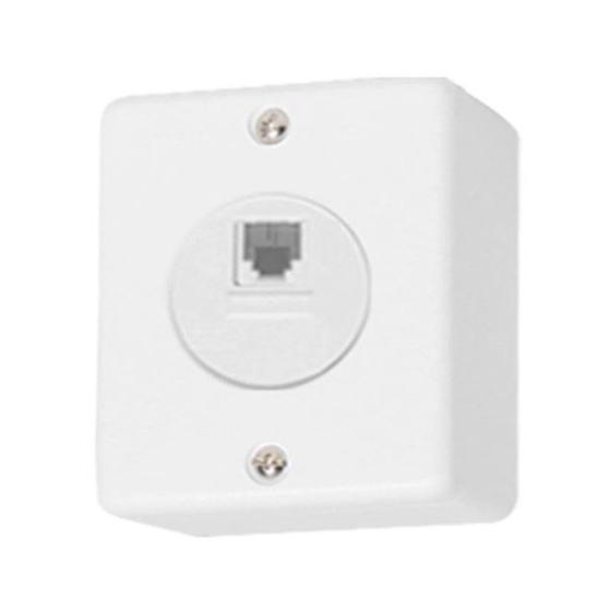 Tomada Rede RJ45 8 Fios Sobrepor Sistema X Canaleta Box - Ilumi ...