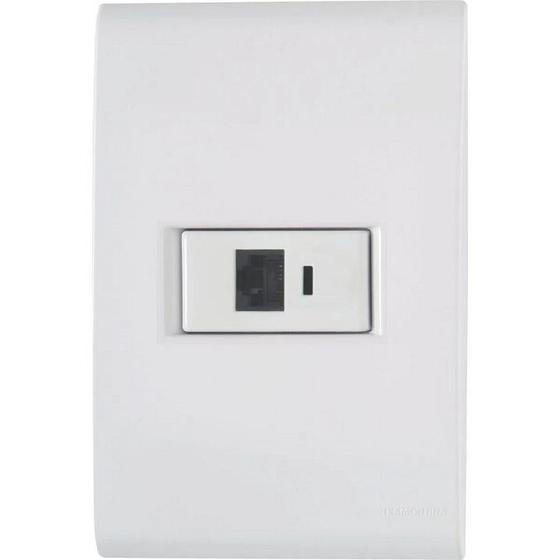 Tomada rj45 cat.6 ref 57170/022 liz tramontina - Tomadas - Magazine Luiza