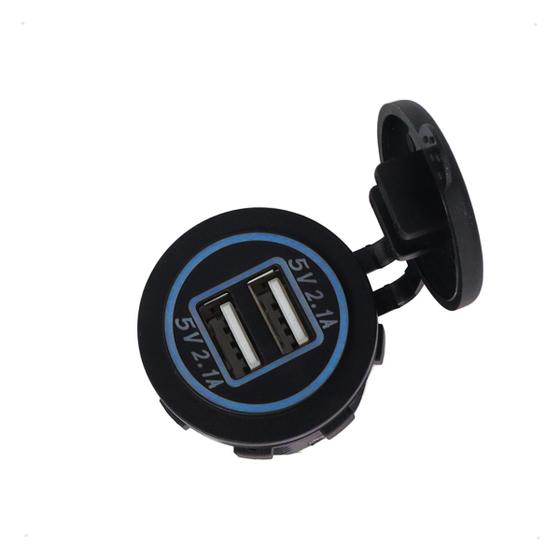 Tomada Usb Encaixe Acendedor P/carro Caminhão 2 Saídas 4.2a - AMG GROUP ...