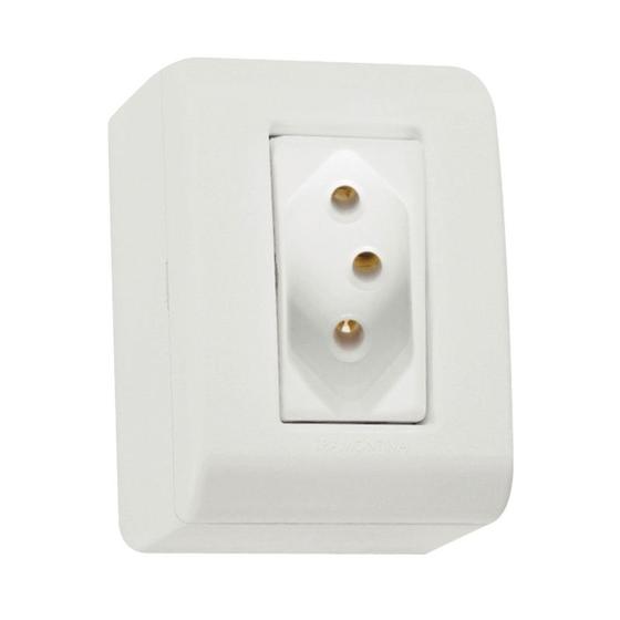 Tomada x 10a tramontina liz flex branca - Faveros_solutions - Tomadas ...