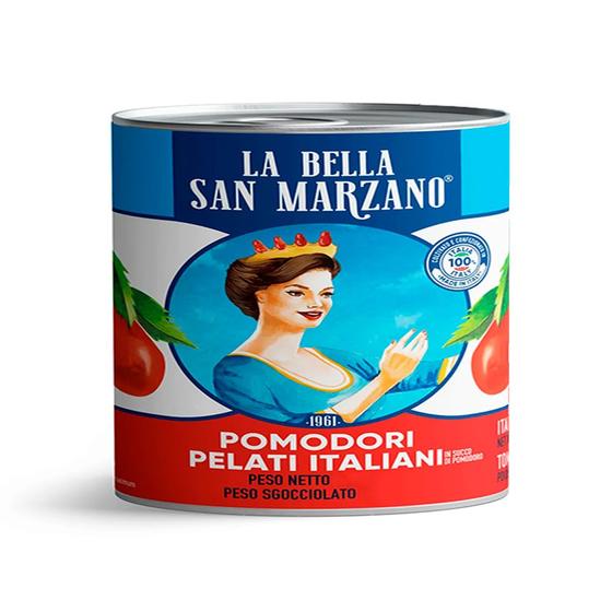 Tomate Pelado Pomodori Pelati Italian La Bella San Marzano 2,500g - Lãs ...