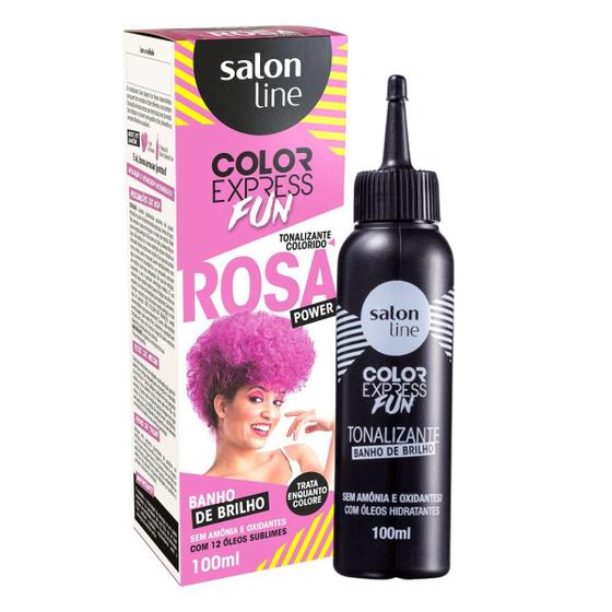 Tonalizante colorido salon line color express fun rosa power 100ml ...