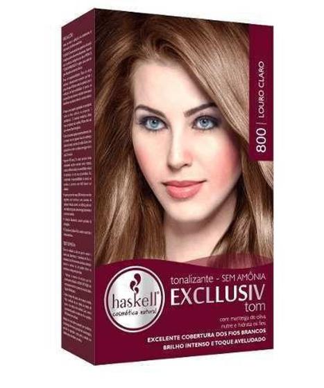 Tonalizante Haskell Excllusiv Tom 700 Louro Médio - Tonalizante de ...
