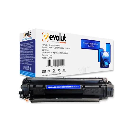 Toner Compatível 435a 436a 285a P/ P1102w M1120 M1132 M1212 - Evolut - Toner - Magazine Luiza