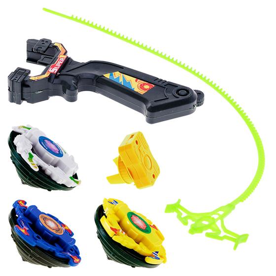 Top Pião Beyblade Combate Lançador Com Disparador - ArtBrink - Pião de ...