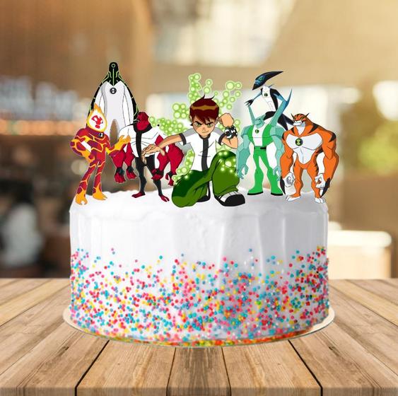 Topo de Bolo Ben 10 - papel Foto 230g - Nicolados - Topo de Bolo - Magazine Luiza