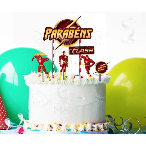 Topo De Bolo Flash Topper - Mec Art - Topo de Bolo - Magazine Luiza