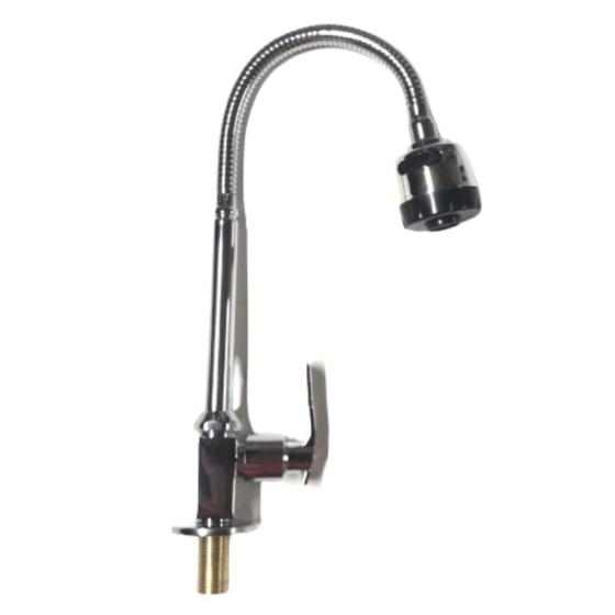 Torneira Bancada Gourmet Cromada Metal Flexível 1/4 De Volta - Dishidum ...