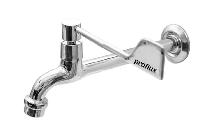 Torneira Clinica Cotovelo Hospitalar de Parede Reta 19cm - Proflux ...