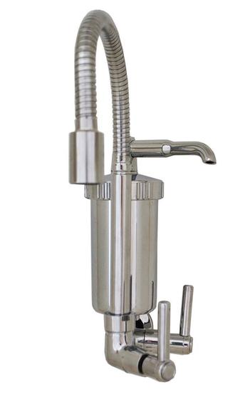 Torneira Com Filtro Gourmet Pia Cozinha De Parede Metal Inox Mt