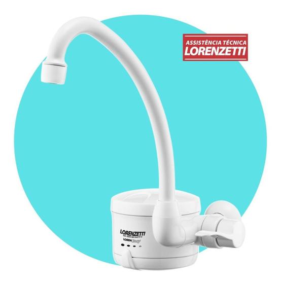 Torneira Elétrica Loren Easy De Parede Branca Lorenzetti - Torneira e ...