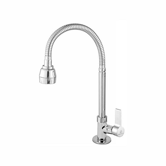 Torneira Fort Metais Safira Gourmet Tubo Metálico de Bancada - Torneira ...