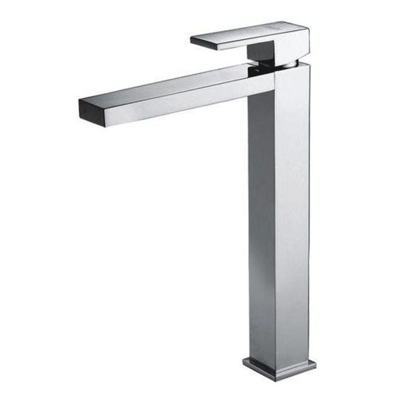 Torneira Misturador Monocomando Quadrada Lavatório - Alta - Jiwi ...