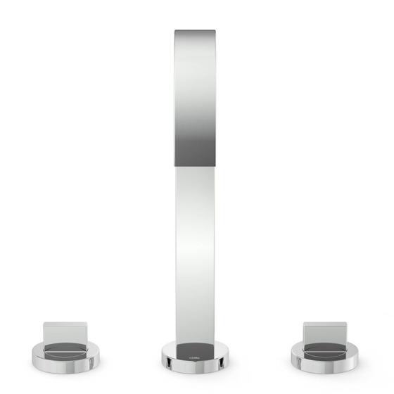 Torneira Misturador para Lavatório 3 Furos de Bico Alta e Válvula de Escoamento Flow Celite ...