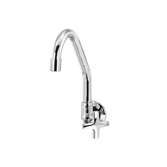 Torneira para Cozinha de Parede Bica Alta Alpha Cromada - Esteves ...