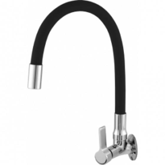 Torneira safira black parede b movel tubo silicone c70 1/2" - fort ...