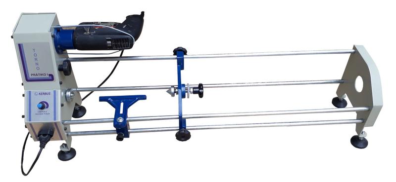 Torno de Bancada para Madeira Prátiko I Furadeira - Kerbus - Torno ...