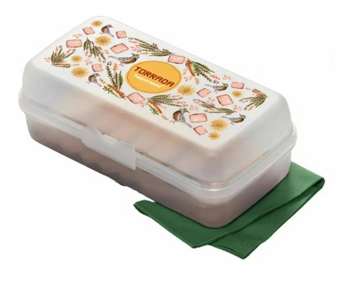 Torrada Floral Tupperware Porta Torrada Floral Guarda Torradas Bolachas ...