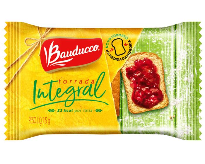 Torrada Integral Bauducco Sache 15g - 126 UNIDADES - Torrada - Magazine ...