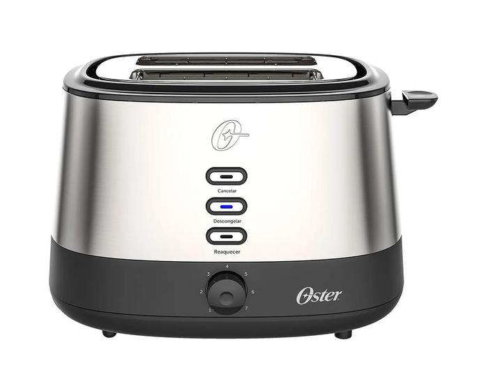 Torradeira Elétrica Oster Inox Day Light inox 800W - Torradeira ...