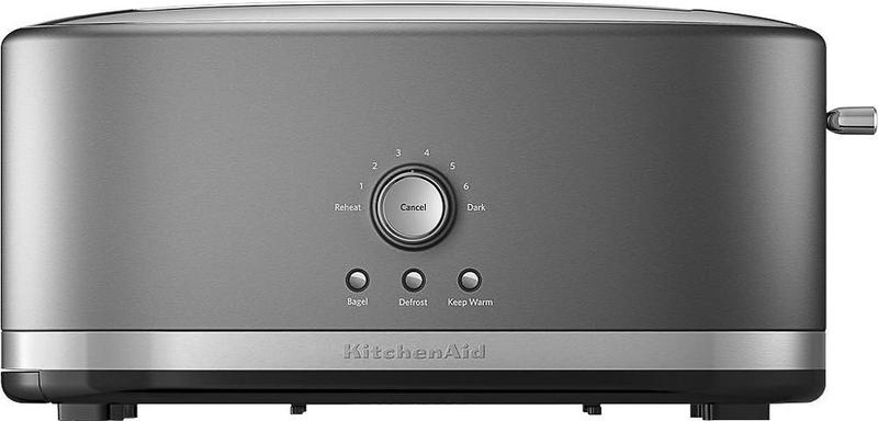 Torradeira KitchenAid - KMT4116CU Espaço para 4 Fatias de Pão - Prata ...