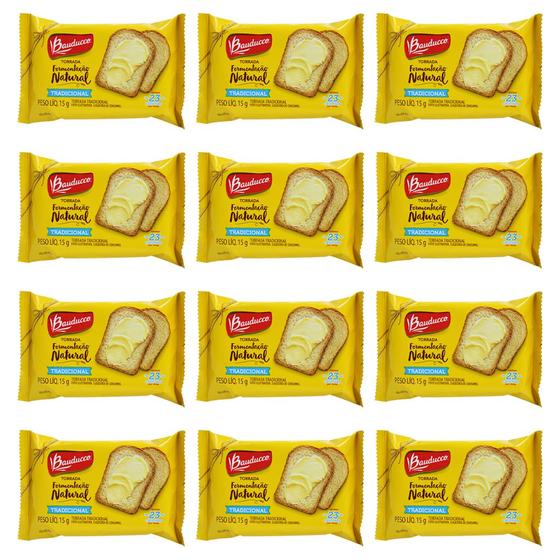 Torradinha Tradicional Salgada Sachês 15g Bauducco 200 Pacotes ...